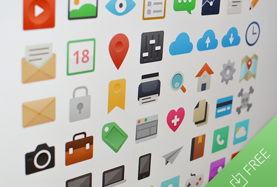 Flat Icons • Page 2 of 3 • Free Flat Icon Packs